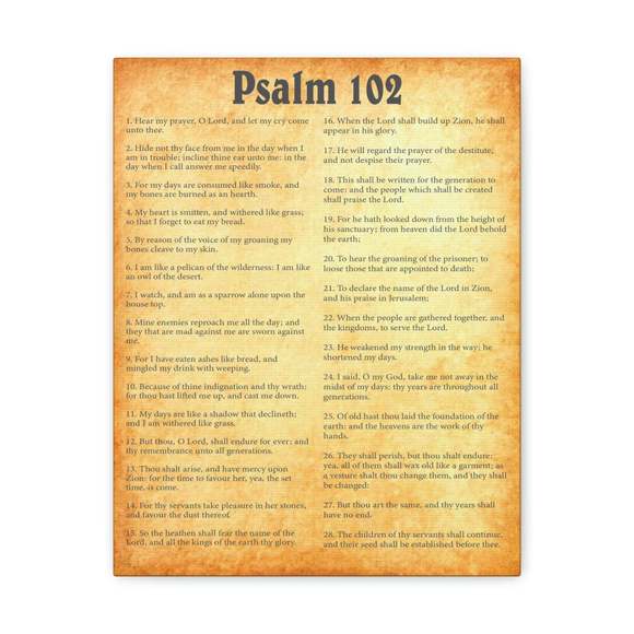 Express Your Love Gifts | Art | Scripture Sign Psalm 2 Chapter Gold Bible Canvas Christian Wall ...